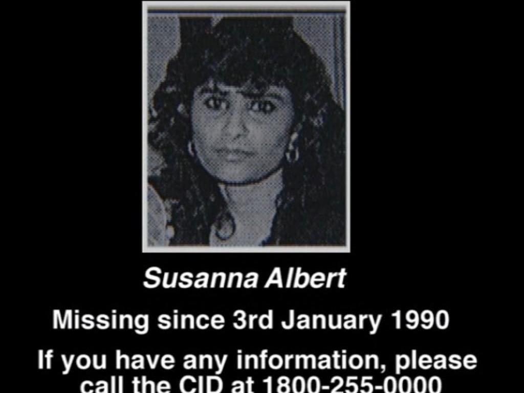 The missing person case of Susanna Albert