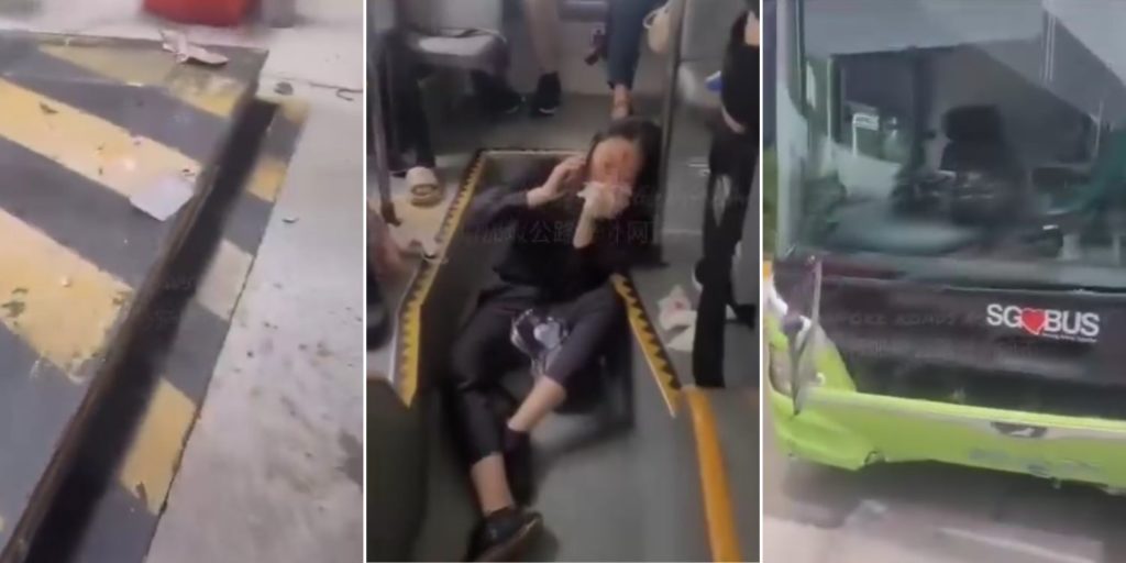 Bus crashes into road blocker at Changi Airport Terminal 3, 20 people ...