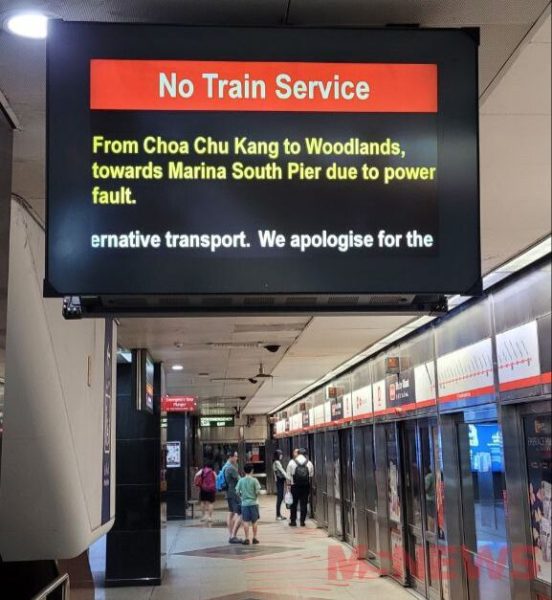 Lightning strike causes 2-hour MRT service disruption along North-South ...