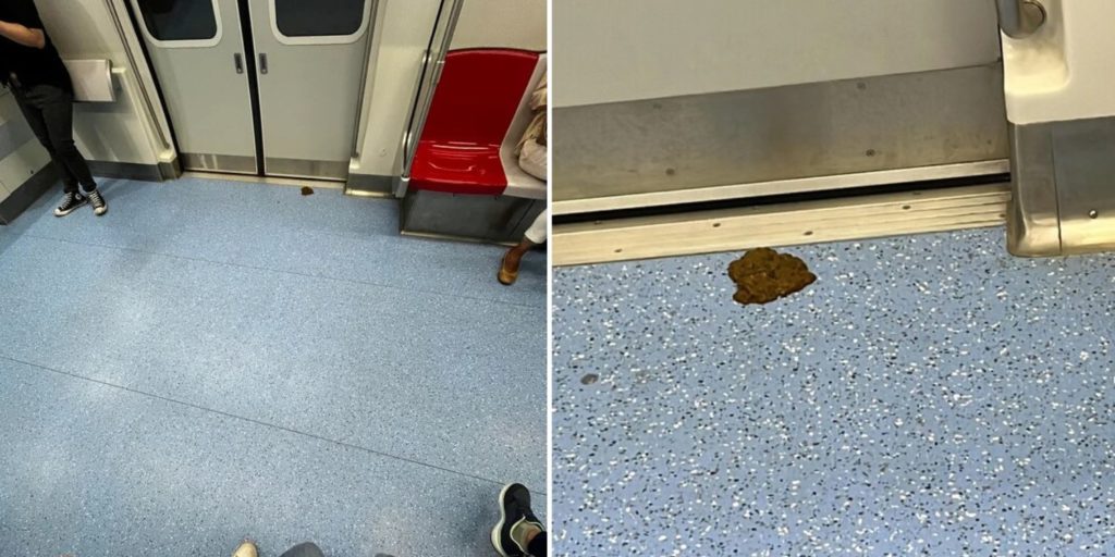 Woman allegedly finds poop in Thomson-East Coast MRT cabin, claims it’s ...