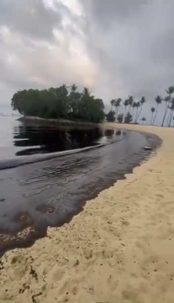 Sentosa beaches closed due to oil spill, clean-up operations underway