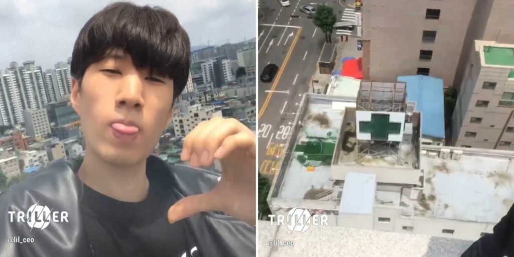 Rapper in Korea 'falls' from building during livestream, actually faked ...