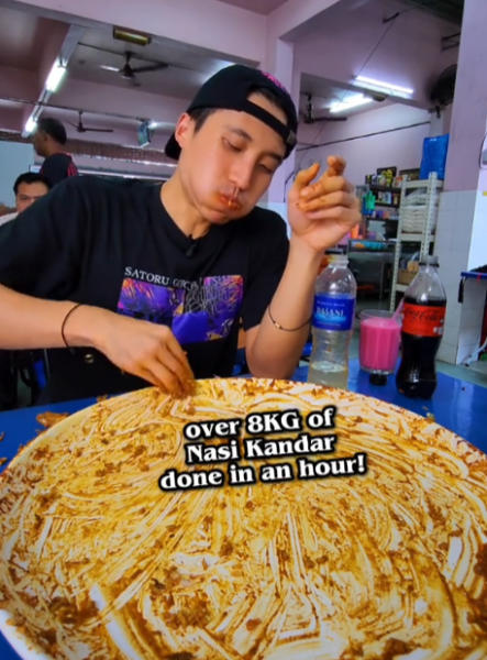 S’porean competitive eater Zermatt Neo demolishes 8kg of Penang nasi ...