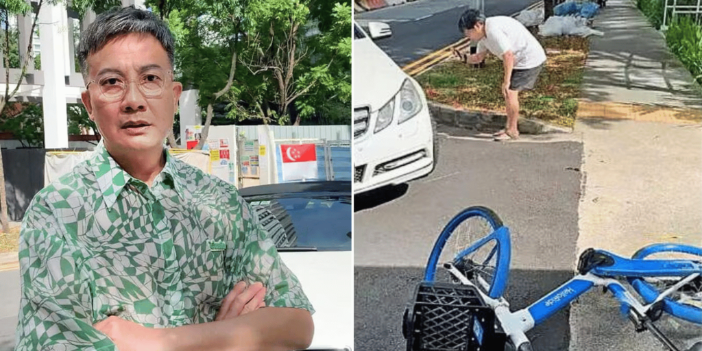 Cyclist alleges actor Chen Hanwei knocked him off bike with Mercedes ...