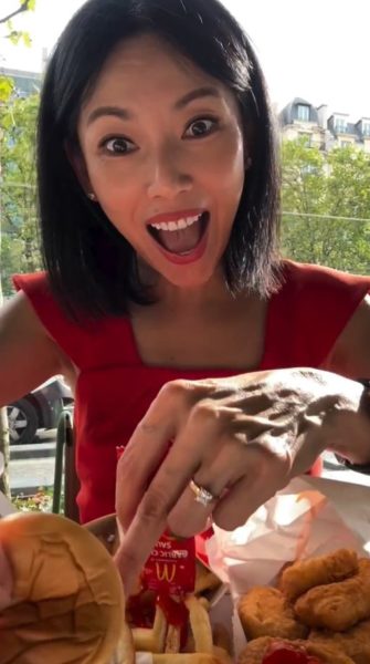 Sharon Au celebrates National Day with McDonald's garlic chilli sauce ...