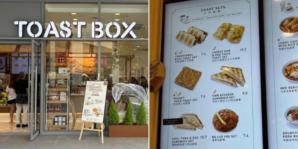 Toast Box kaya toast set now costs S$7.40, eatery attributes price hike ...
