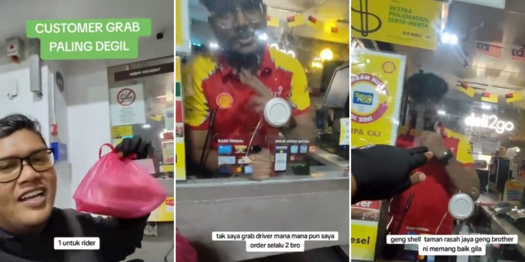 Petrol station worker in M'sia treats his Grab riders to free meals ...
