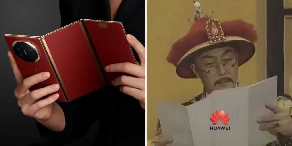 Huawei releases trifold phone that resembles ancient emperor's memorial ...