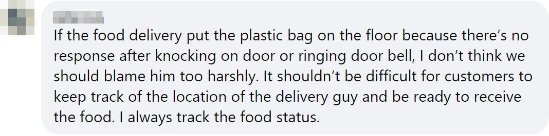 Customer raises hygiene concerns after delivery rider leaves food on ...