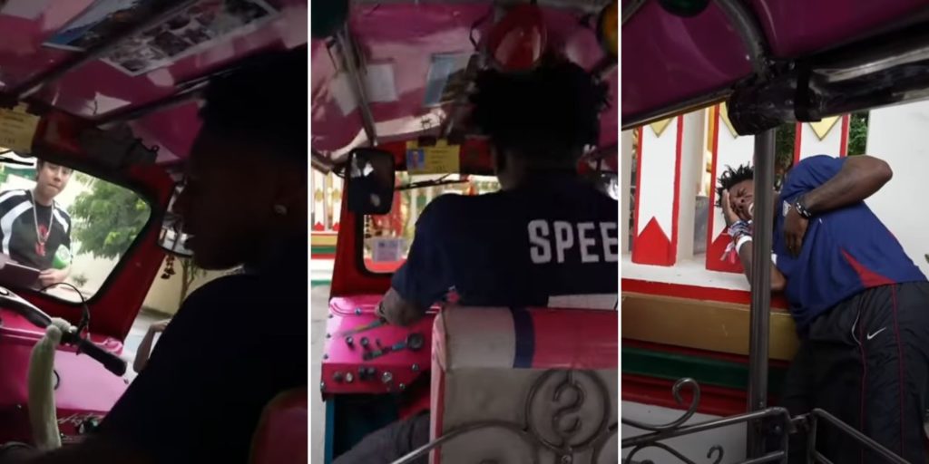 Streamer 'IShowSpeed' drives tuk-tuk into temple wall in Thailand ...