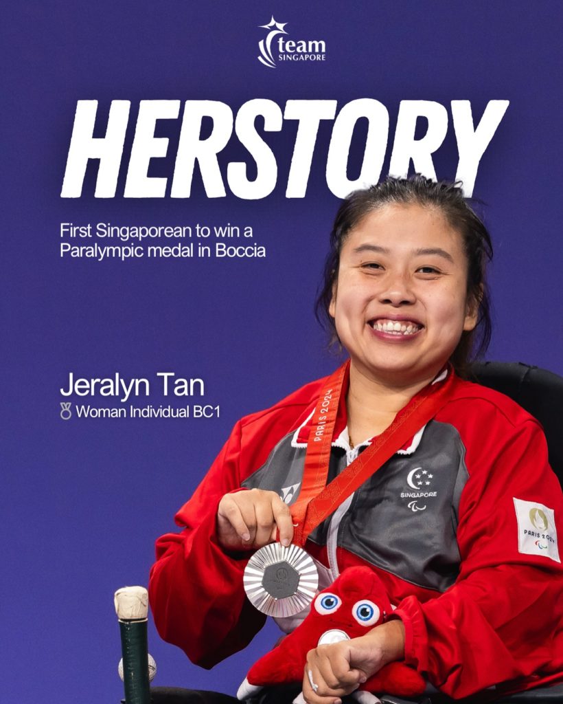 Jeralyn Tan wins silver in Paralympics boccia event, S'pore's 1st medal in the sport