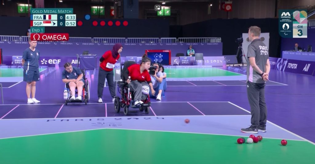 Jeralyn Tan wins silver in Paralympics boccia event, S'pore's 1st medal ...