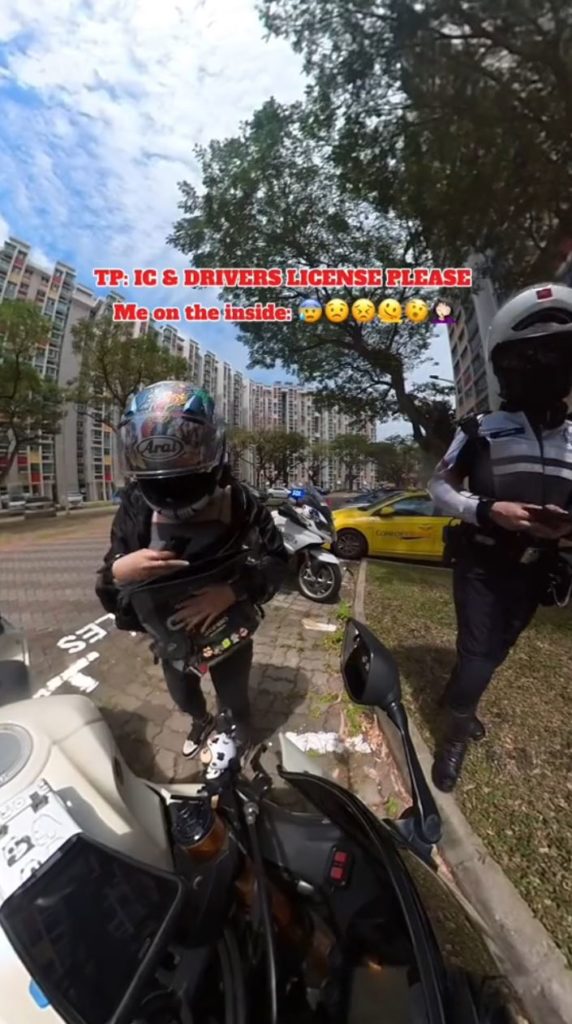 Motorcyclist receives gifts from traffic police officers in AMK for ...