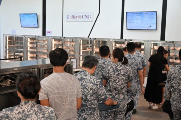 SAF cookhouses have self-serve shelves that resemble IKEA ordering stations