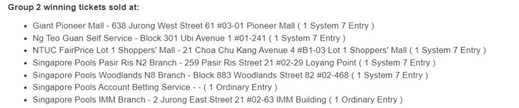 All Group 1 & 2 winners for 19 Sept TOTO draw picked their numbers ...