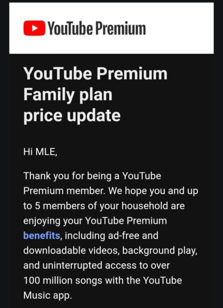 YouTube Premium raises S'pore prices by up to S$10, some netizens ...