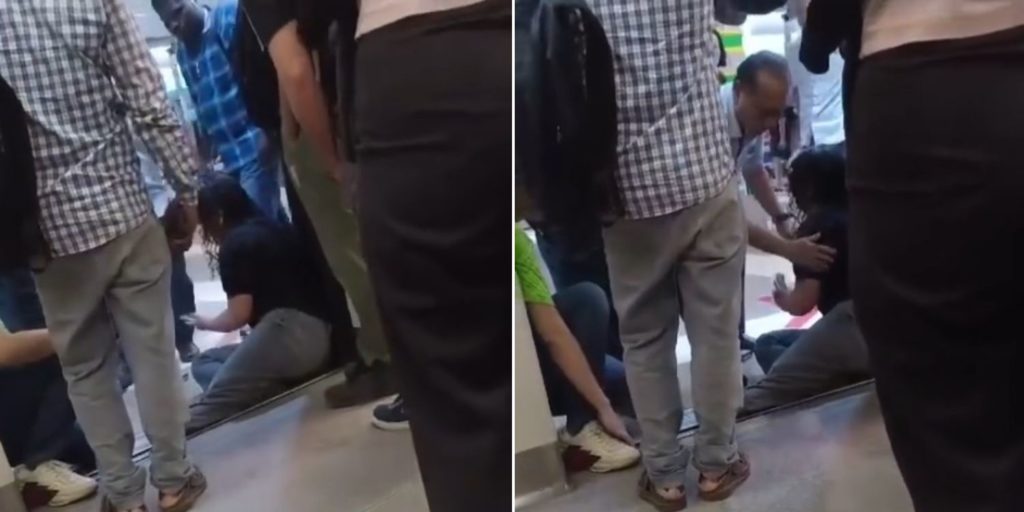 Woman sent to hospital after leg gets stuck at Bugis MRT Station, train ...