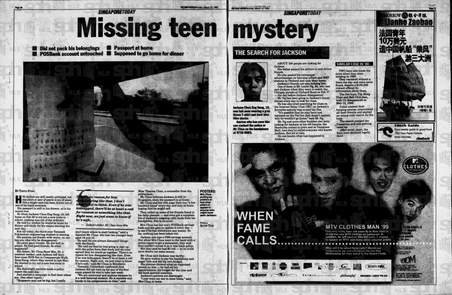 The mystery of Jackson Chua: He vanished after trying a bus route