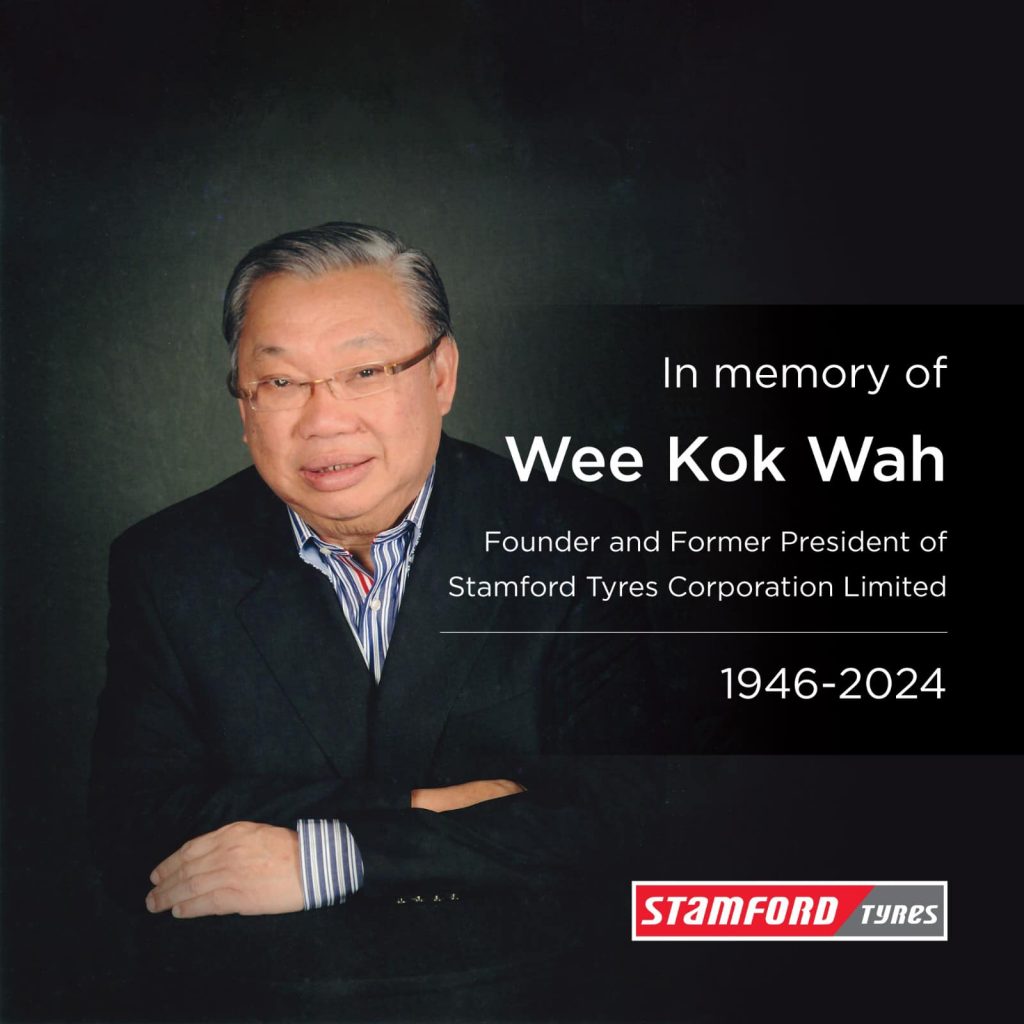 Stamford Tyres founder Wee Kok Wah dies at 78 after battle with kidney ...