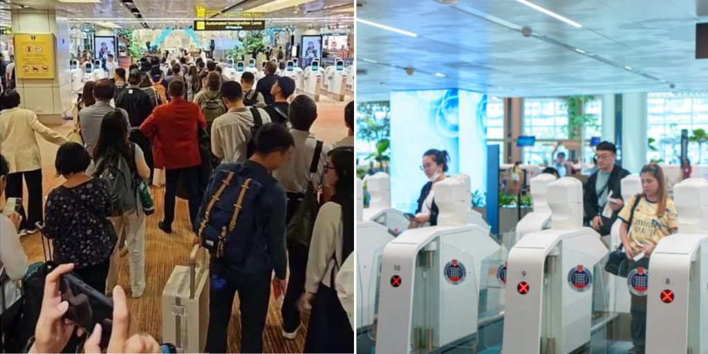 Passport-less clearance system at Changi Airport suffers 2-hour outage, passengers queue at ...