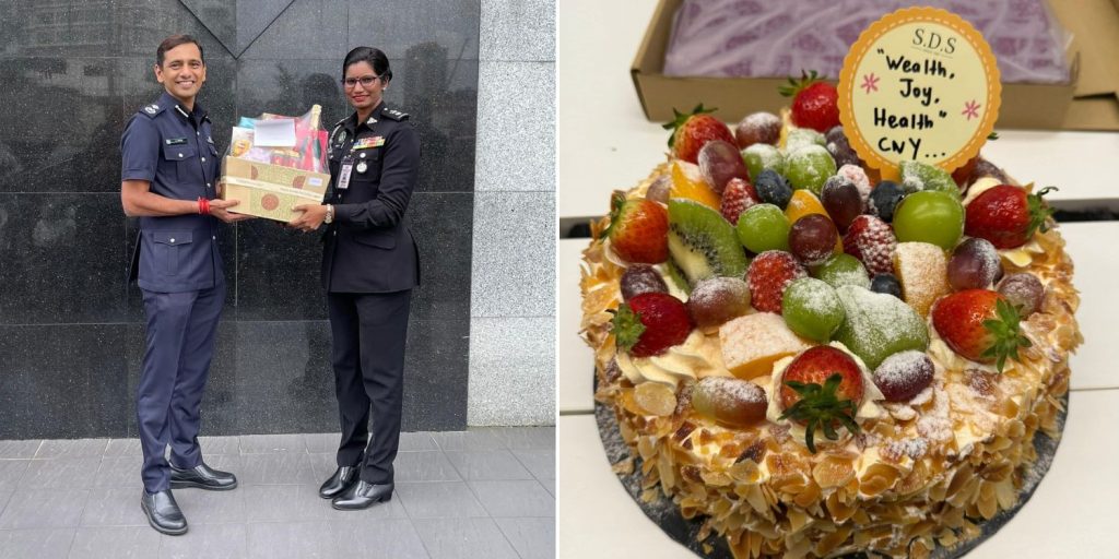 S'pore ICA & JB customs exchange hampers & cake for CNY, look to ...