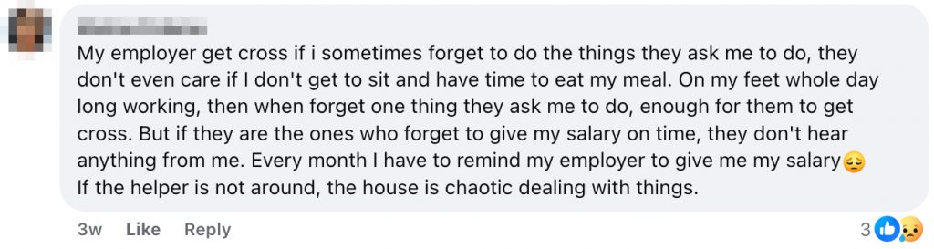 Domestic helper in S'pore shares detailed 17-hour work schedule with ...