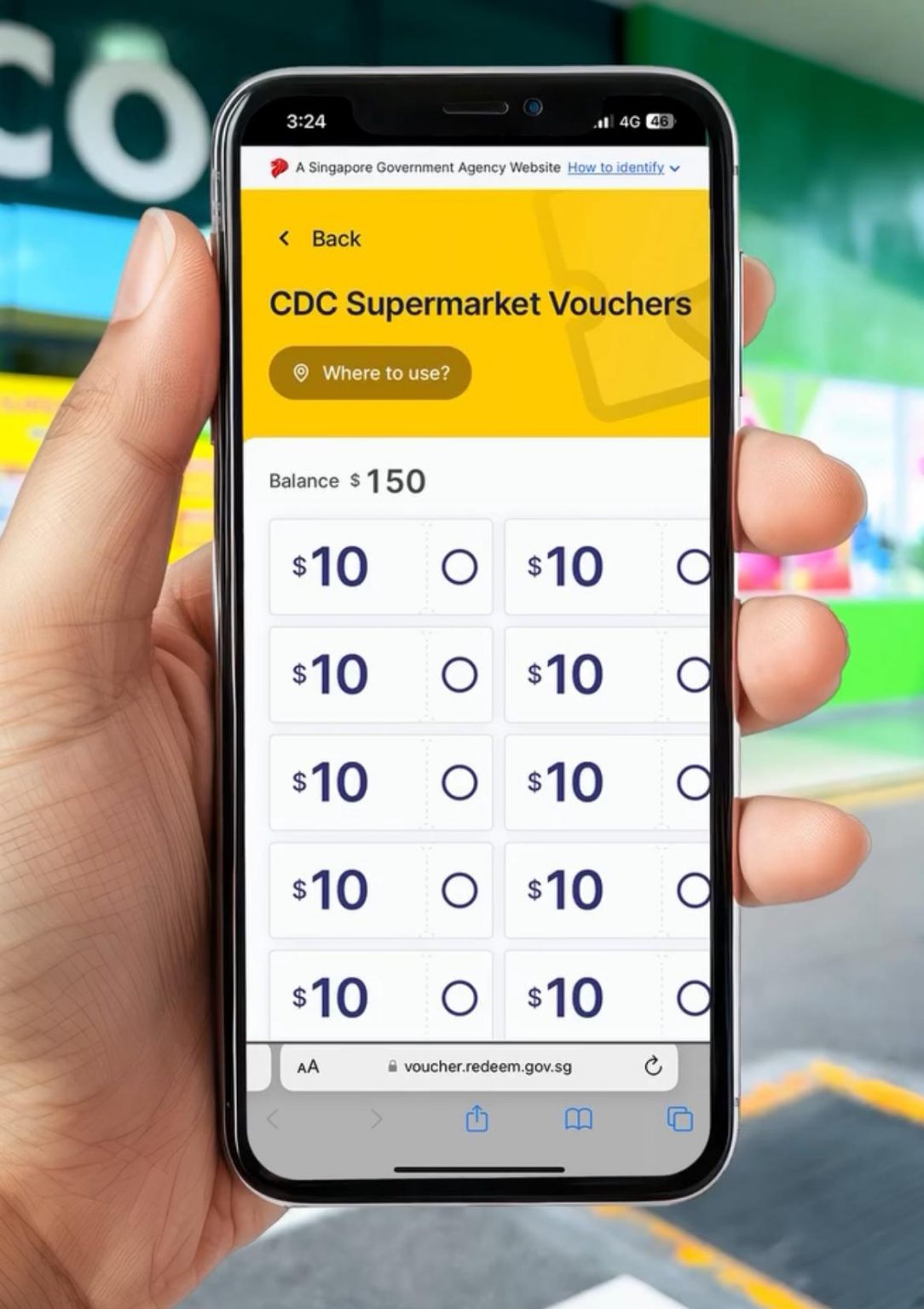 Get S$6 return voucher & 600 yuu Points with S$60 CDC spend at Giant ...