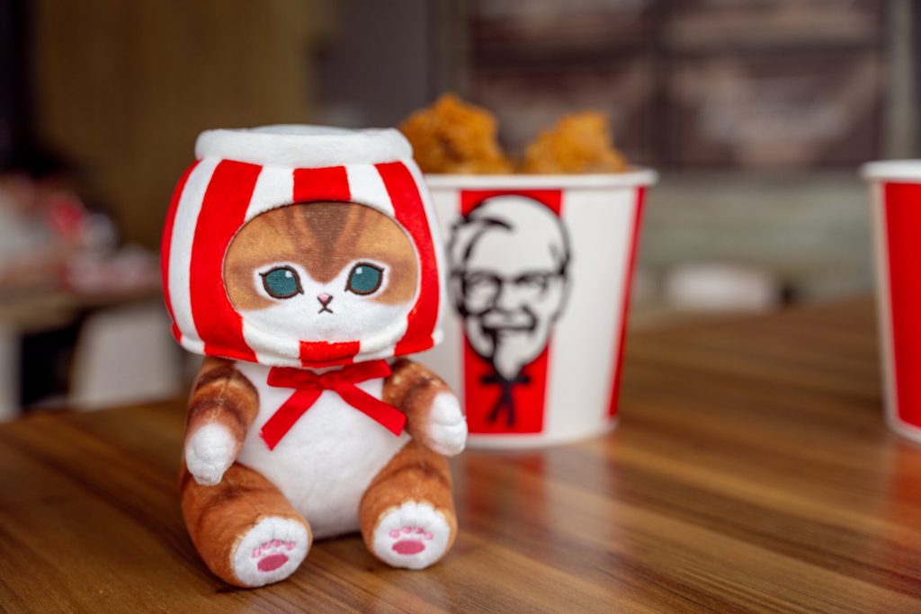KFC x Mofusand keychains retailing for S$12.95 resold for up to S$50 on ...