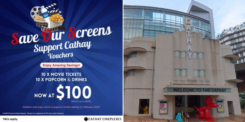 'Save Our Screens': Cathay Cineplexes launches S$100 deal for 10 movies ...