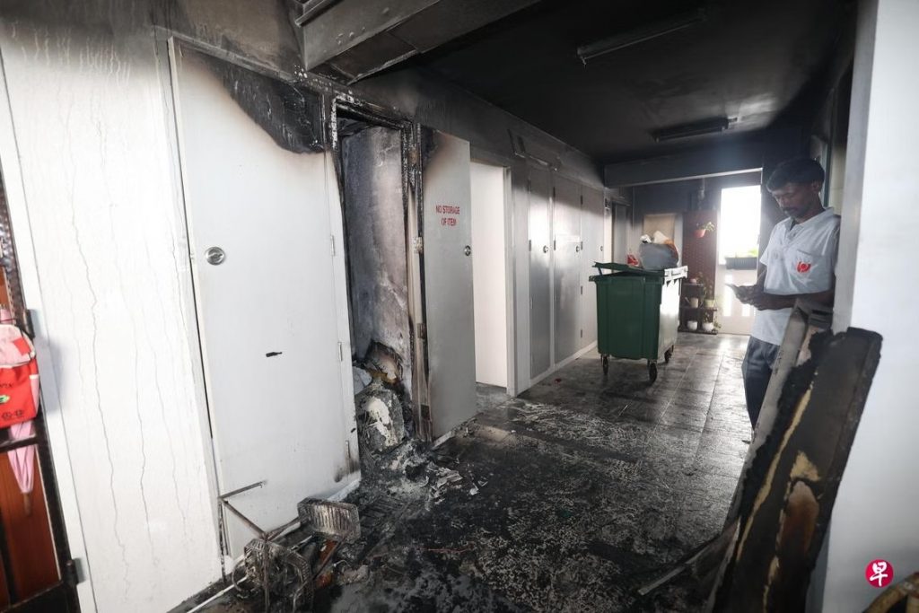 2 residents sent to hospital after electrical riser catches fire in ...