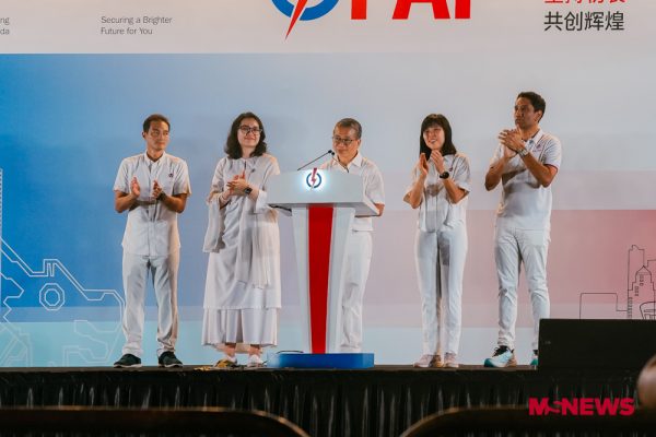 Electric atmosphere at Bedok Stadium as PAP supporters celebrate key ...