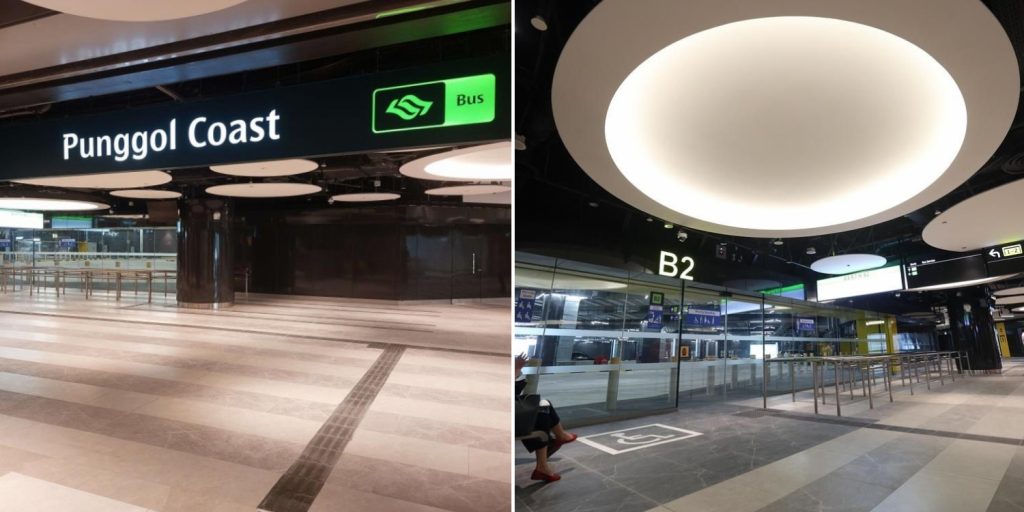 Punggol Coast Bus Interchange opens on 29 June, linked to MRT station ...