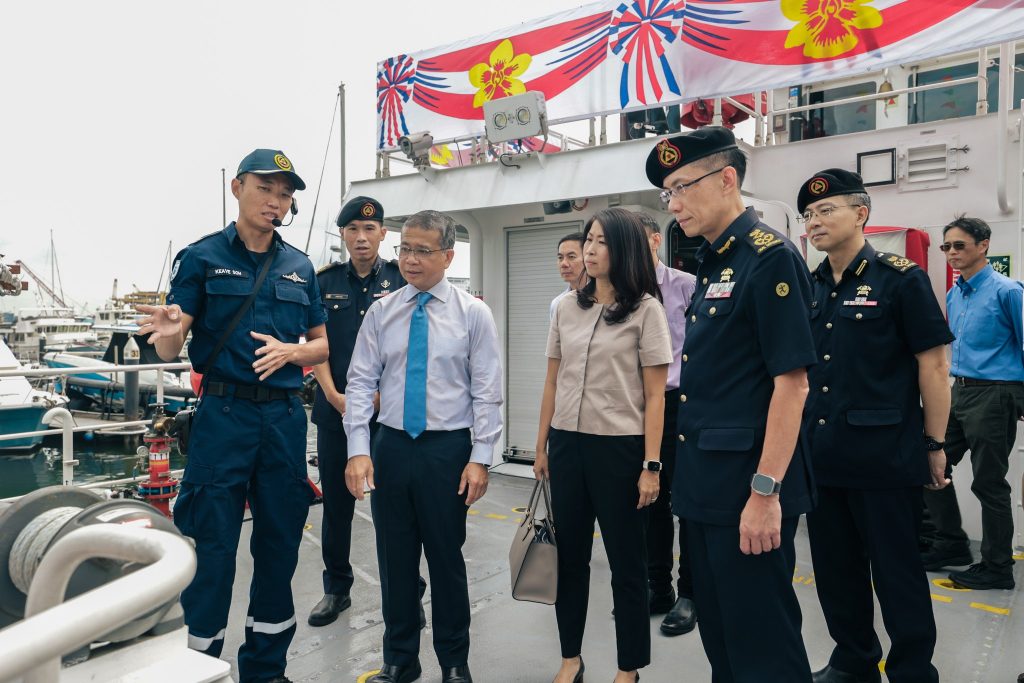 SCDF commissions next-gen Marine Rescue Vessel, Minister Edwin Tong ...