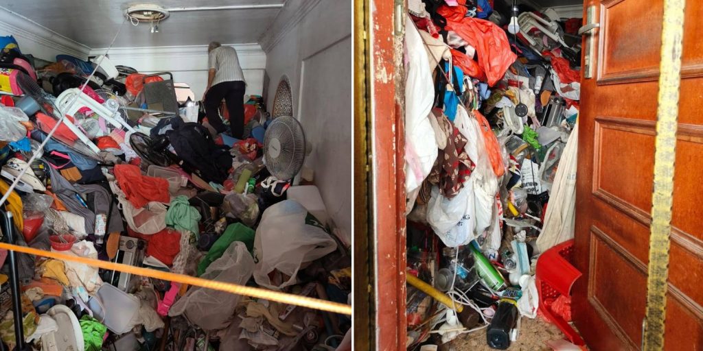 Elderly hoarder lives alone in heavily cluttered Bedok Reservoir flat ...