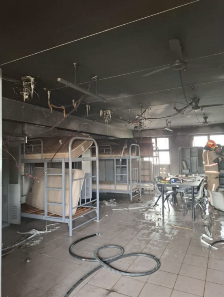 Fire breaks out in empty BMTC bunk on Pulau Tekong, no injuries reported