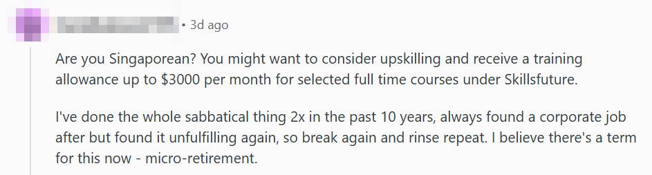 S'porean wants to take career break, netizens share rewards & risks from experience