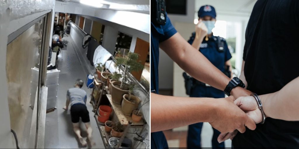 Man arrested for series of thefts in Yishun, suspected to be man in ...