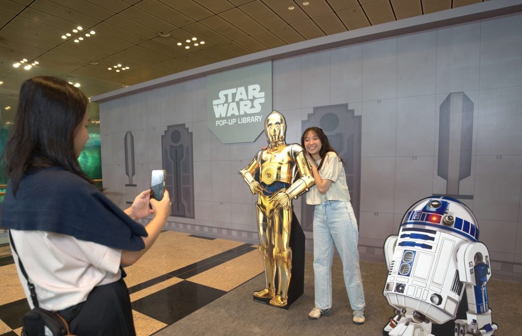 Star Wars pop-up library opens at Changi Airport with over 2,000 books ...