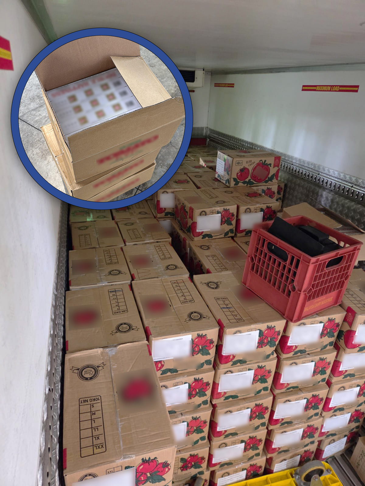 ICA busts lorry carrying 2,400 cartons of contraband cigarettes hidden ...