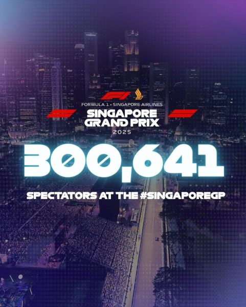 S’pore Grand Prix 2025 attended by over 300K fans, 2nd-highest turnout ever