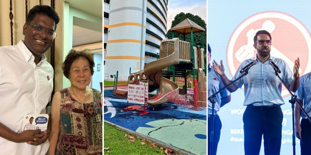 PAP candidate calls out WP for cordoned-off playground in Eunos, Pritam ...