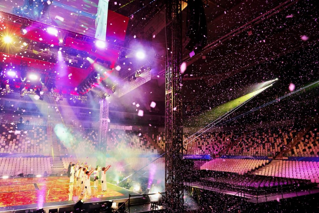Japanese singer Ayumi Hamasaki performs to 14,000 empty seats after ...