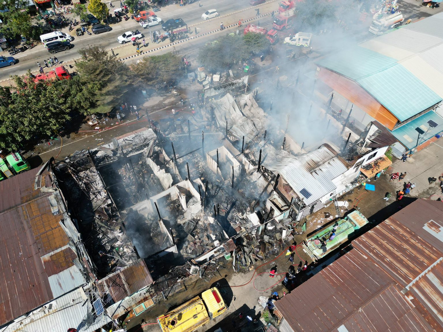 Man in Thailand burns down family home following argument with mother ...