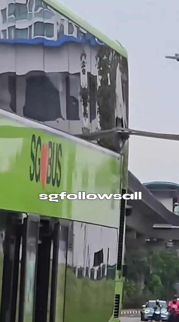 SBS Transit bus window broken by bus stop panel in Punggol, no injuries ...