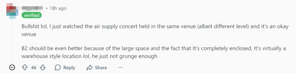 'Not a place for performing': Henry Lau criticises concert venue during ...