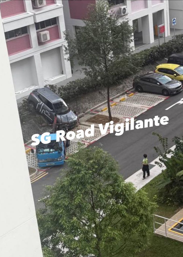 GetGo car gets ‘stuck’ on slope in Bishan HDB carpark, 49-year-old ...