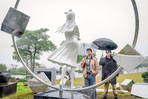 Barbie Hsu honoured with statue designed by husband on anniversary of ...