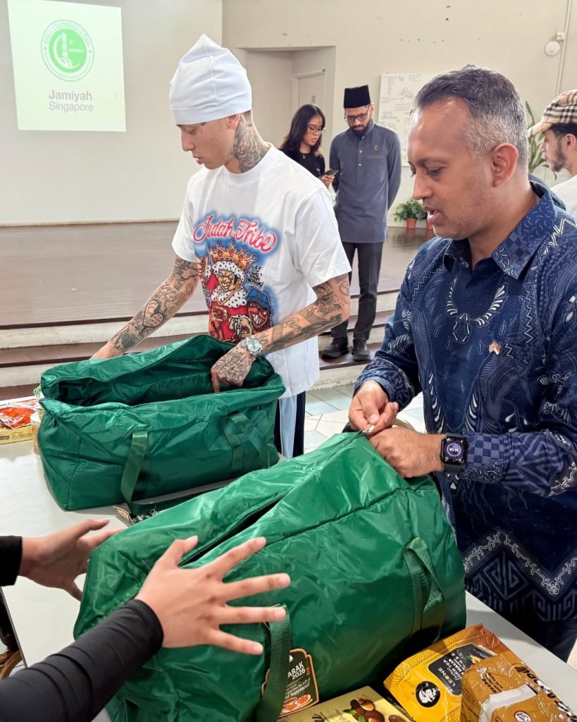 UK rapper Central Cee packs Hari Raya food rations for elderly in ...
